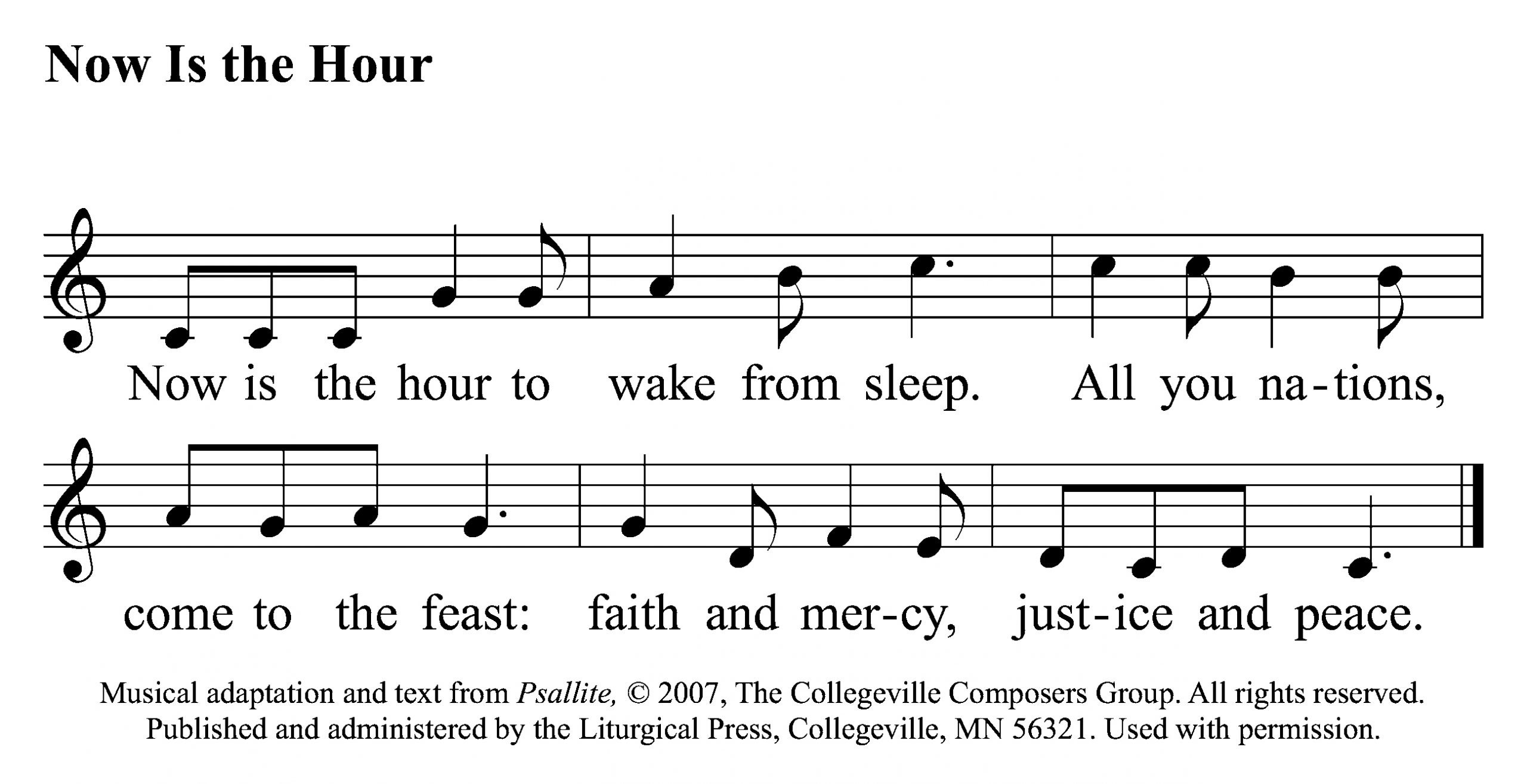 GOSPEL COMMUNION: 1st Sunday of Advent - Home